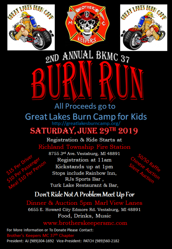 2nd Annual Burn Run - Brother's Keepers MC - A Firefighters' Motorcycle ...